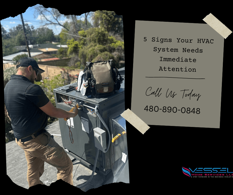 5 Signs Your HVAC System Needs Immediate Attention | Vessel Home ...